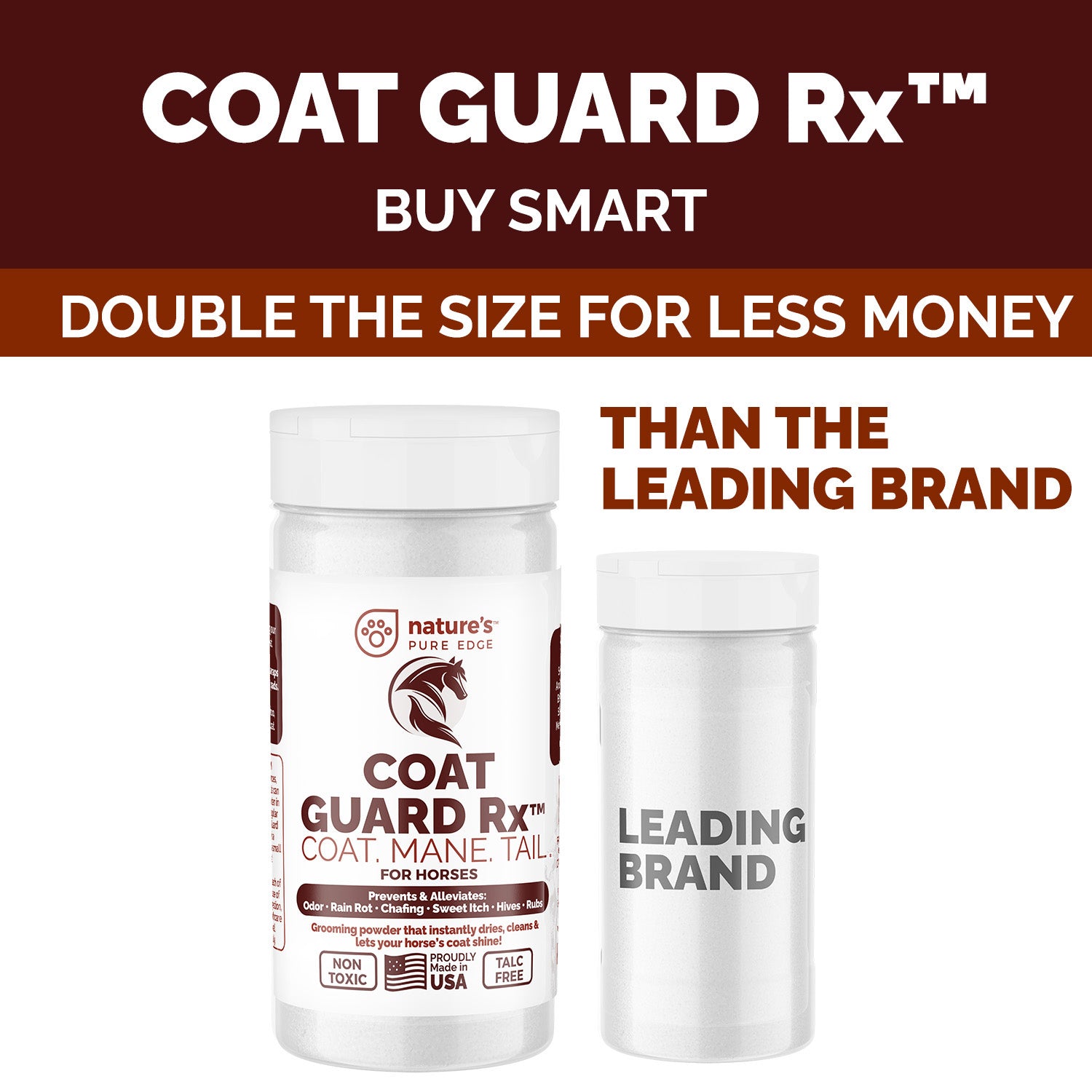 Coat Guard Rx™ - Coat, Mane, and Tail Powder for Horses – Nature's Pure ...