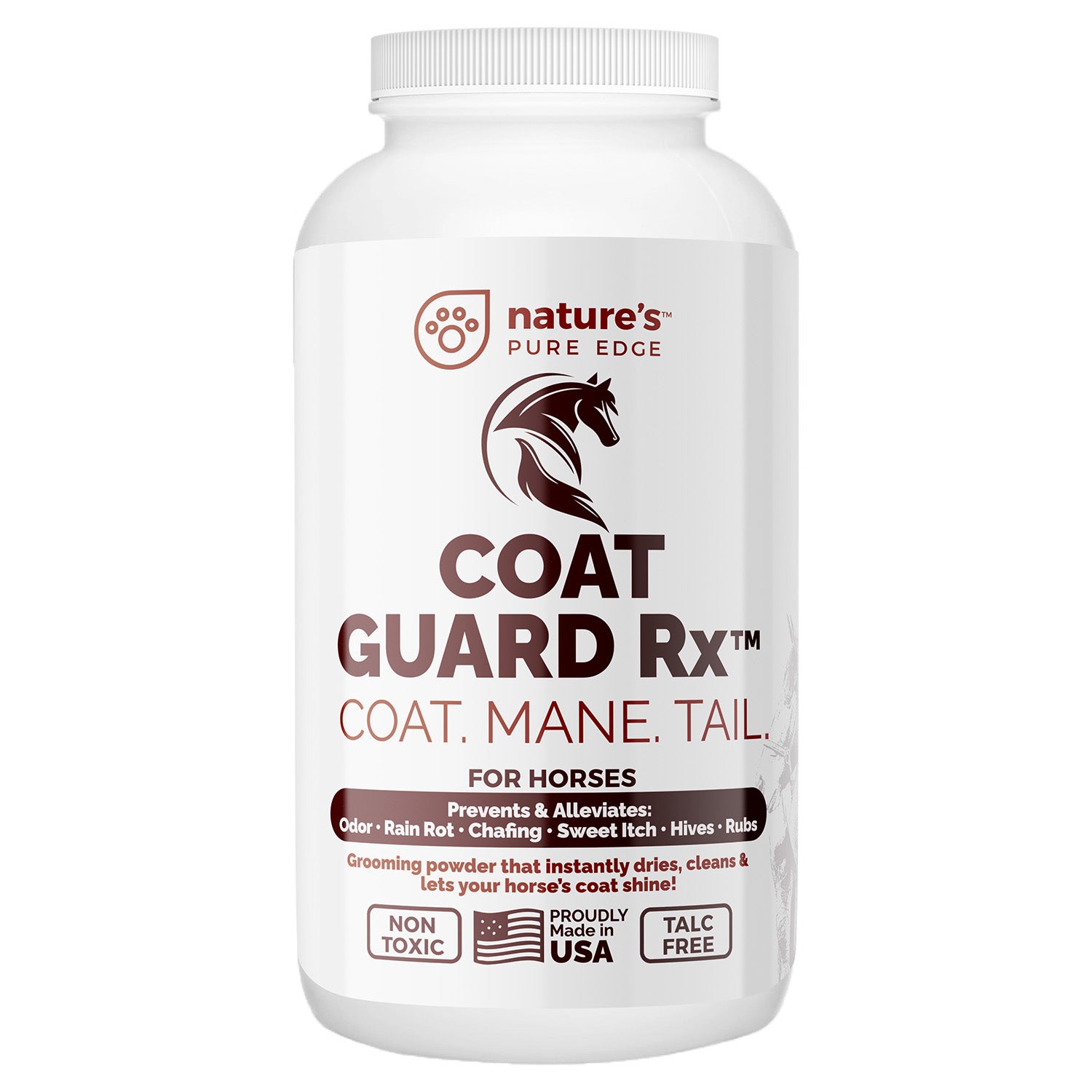 Coat Guard Rx™ - Coat, Mane, and Tail Powder for Horses – Nature's Pure ...